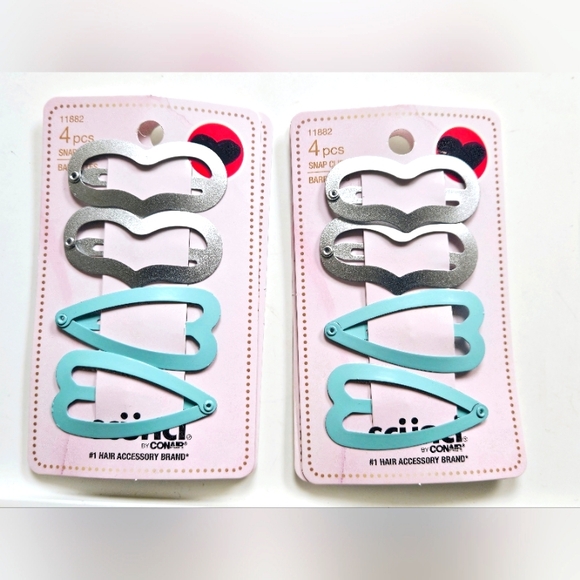 Scünci | Accessories | Nwt Scnci 2pks8pcs Vertical Horizontal Heart ...